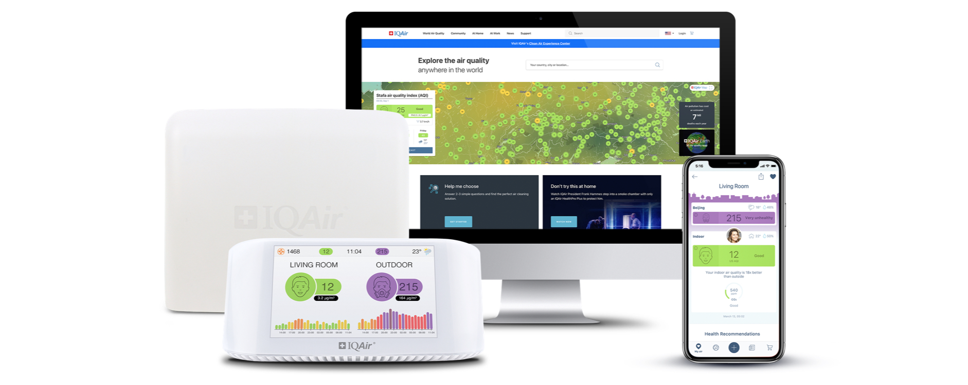 AirVisual Series Air Quality Monitors | IQAir